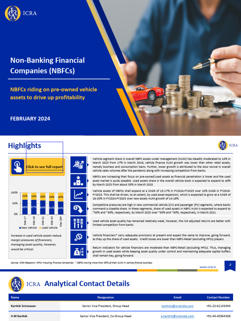 SH-2024-Q1-2-ICRA-NBFC Retail & Commercial Finance | PDF | Non Bank ...