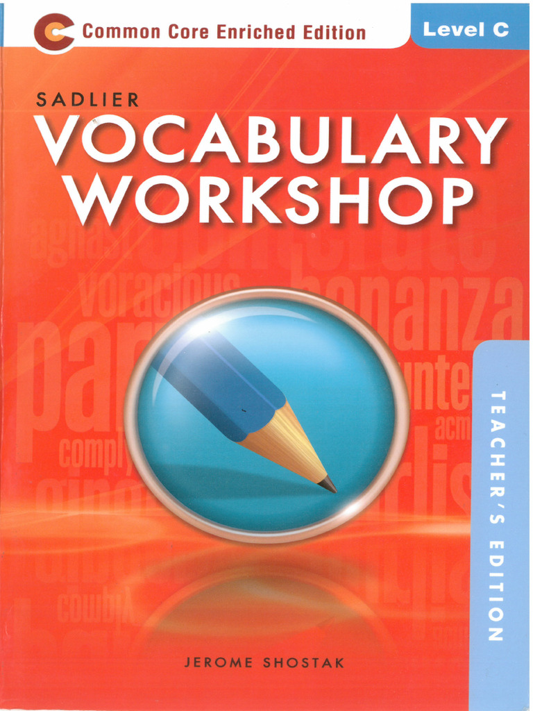 Vocabulary Workshop - Level C - Teacher Book (Key) (Teachers Edition ...