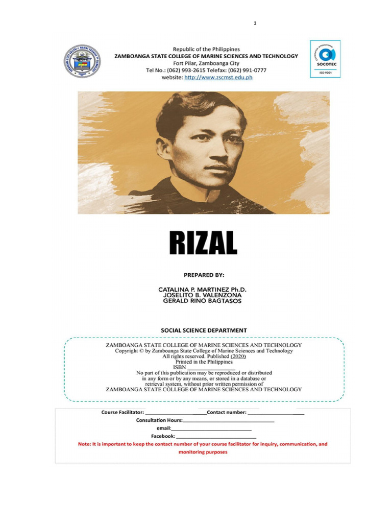 Rizal Module 1 | PDF | Art