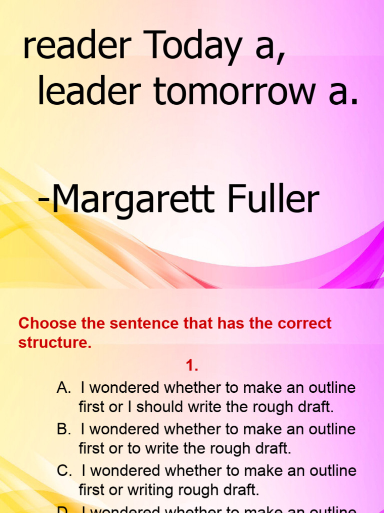 Parallel Structure | PDF | Phrase | Syntax