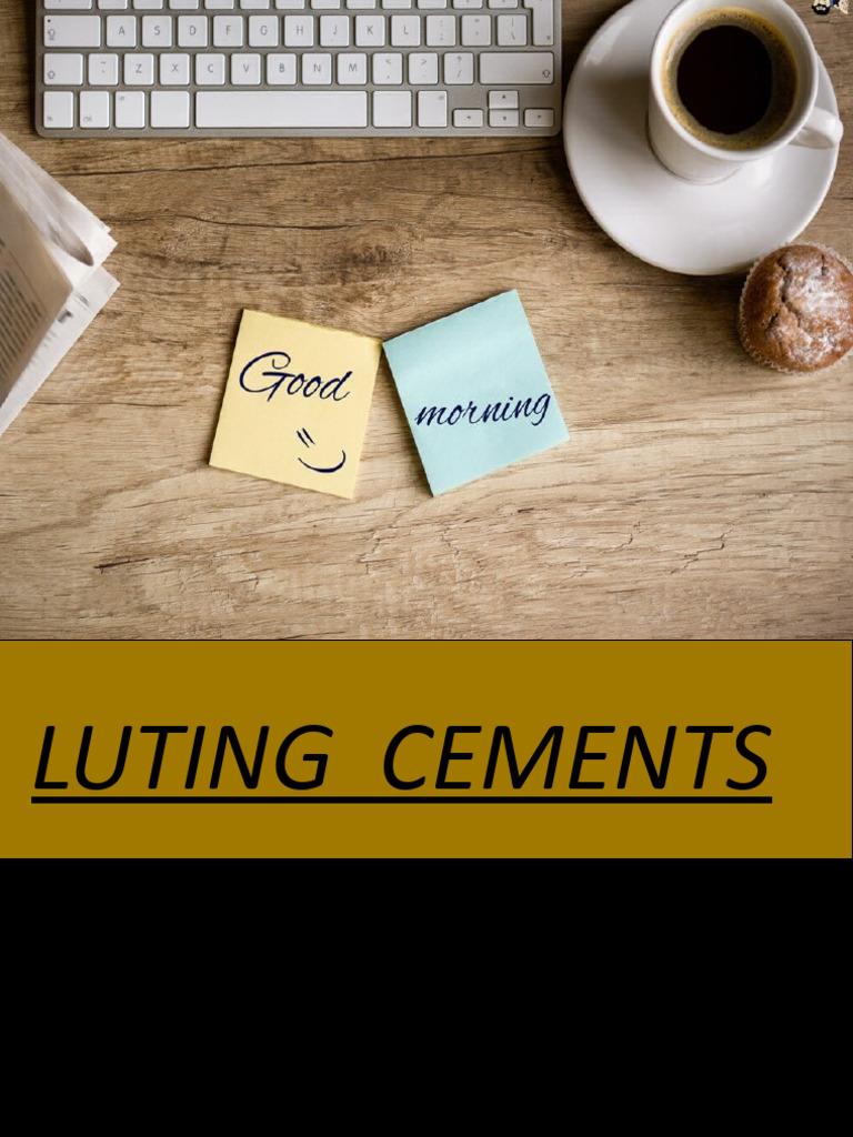 Luting Cements | PDF | Dental Material | Mouth
