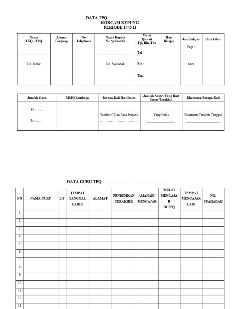 Form Pengambilan Buku Korcam | PDF