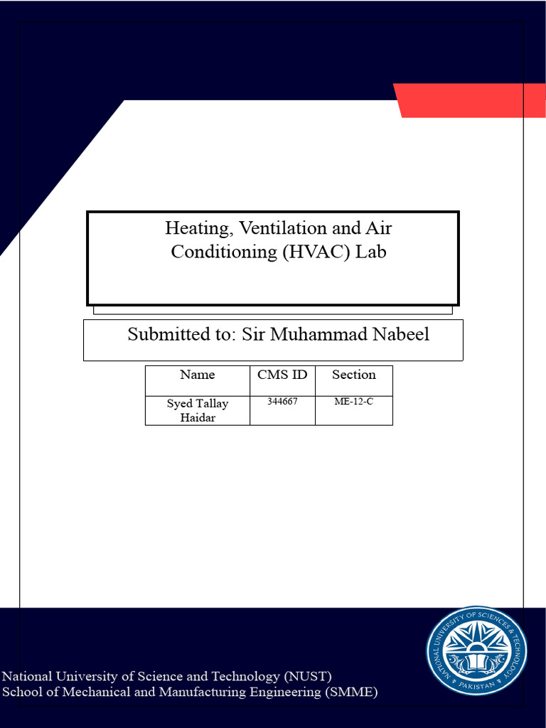 Lab 12 | PDF | Water Heating | Flow Measurement