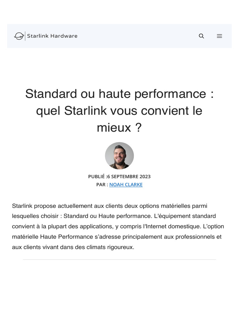 Starlink / Residential V.S Pro | PDF | Wi-Fi | Antenne (Radio)