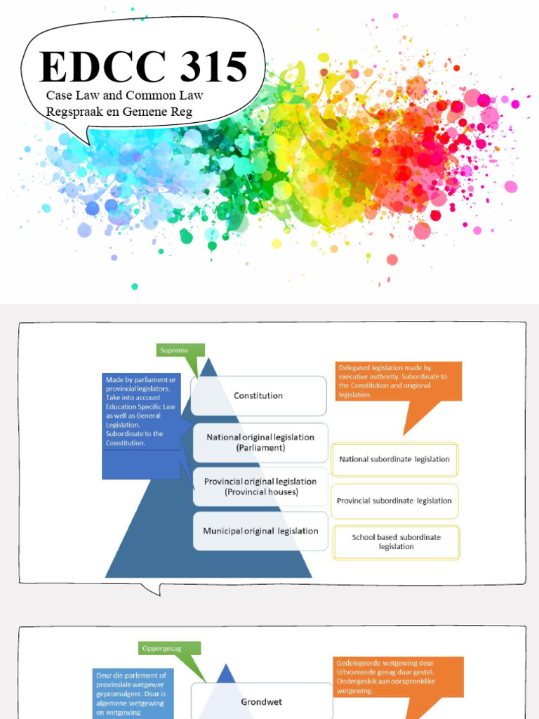 EDCC 315 Lecturer4.2 | PDF | Common Law | Government