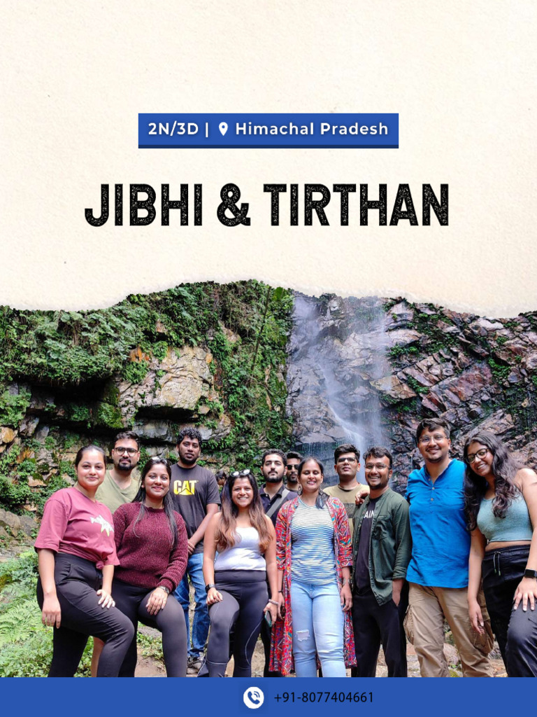 THH Jibhi & Tirthan - Trip Itinerary_compressed | PDF