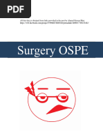 Surgery Ospe | PDF | Stomach | Arm