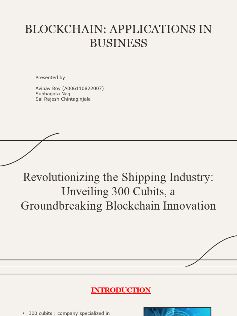 300 Cubits | PDF | Supply Chain | Innovation