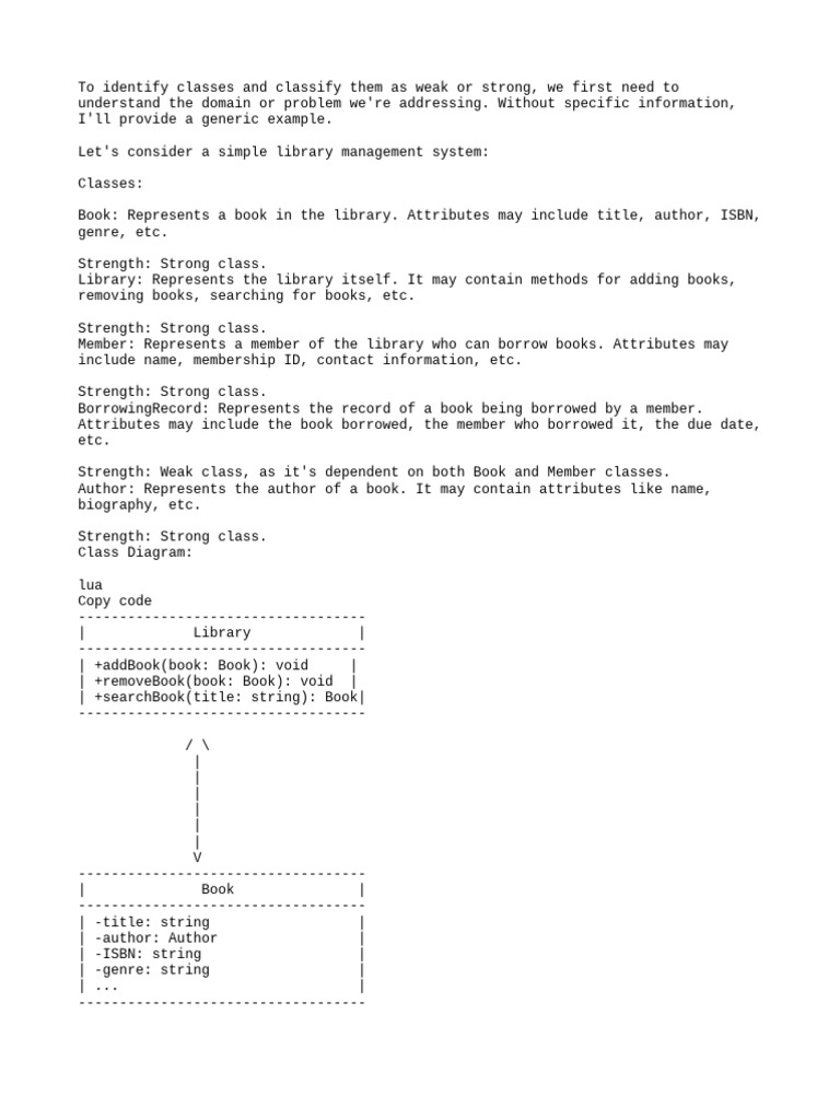 To Identify Classes and Classify | PDF | Books | Software Development
