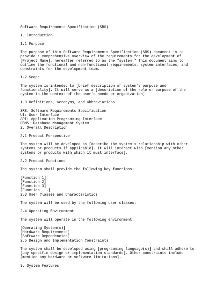 Srs | PDF | Interface (Computing) | Databases