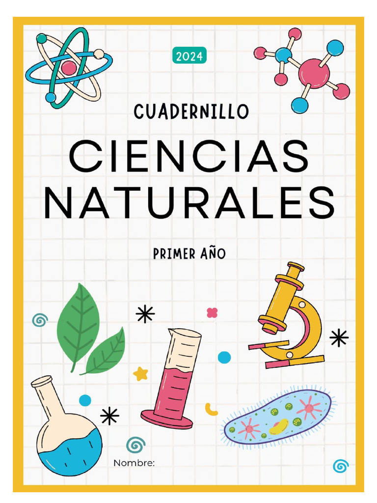 Cuadernillo Ciencias Naturales 1er A-O. 2024 | Descargar gratis PDF | Biología Celular) | Protón