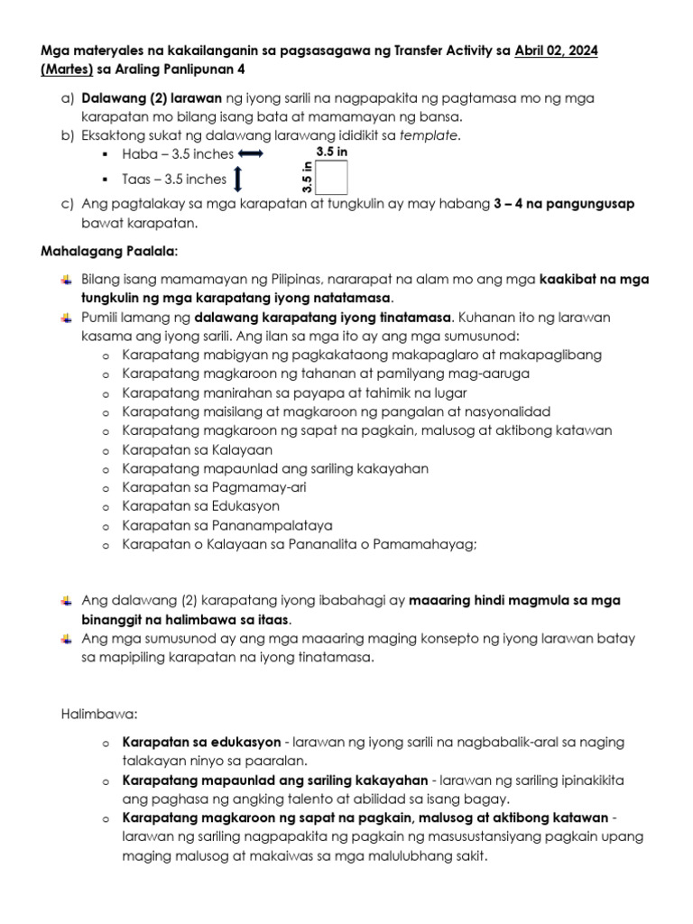 AP PeTa 4th Quarter | PDF