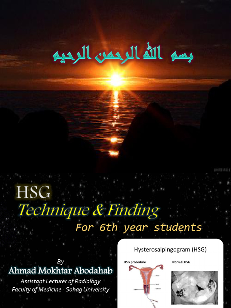 HSG 6th Year Students | PDF | Uterus | Sexual Anatomy