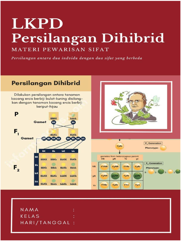 LKPD Genetika - Persilangan Dihibrid | PDF