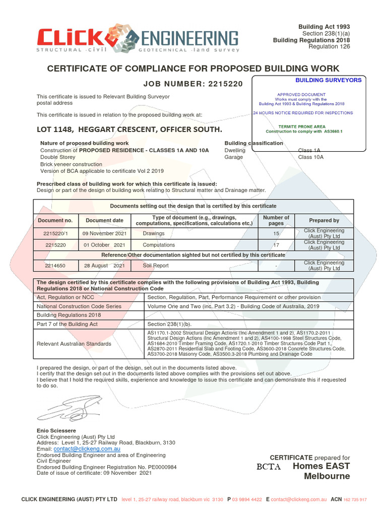 Compliance Certificate | PDF | Beam (Structure) | Real Estate