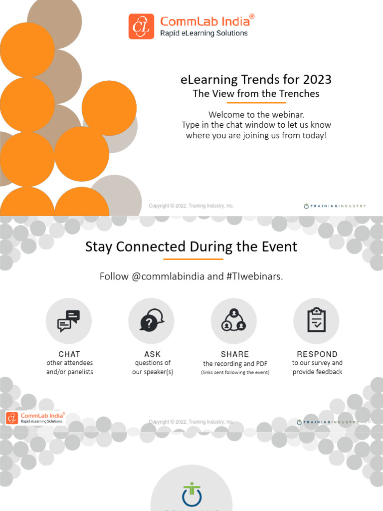 10.25.22 CommLab India Webinar | PDF | Educational Technology | Leadership