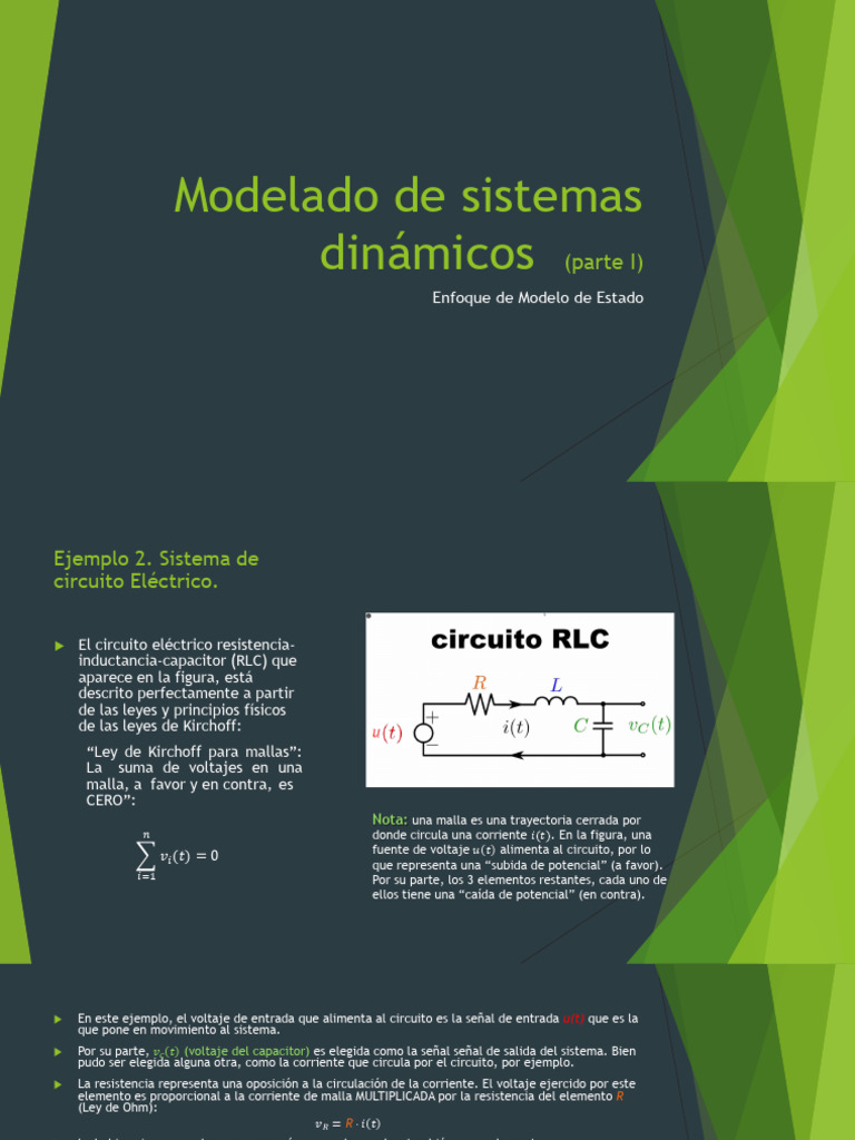 Control - Modelado de Sistemas Dinámicos (Parte I) | PDF | Red ...