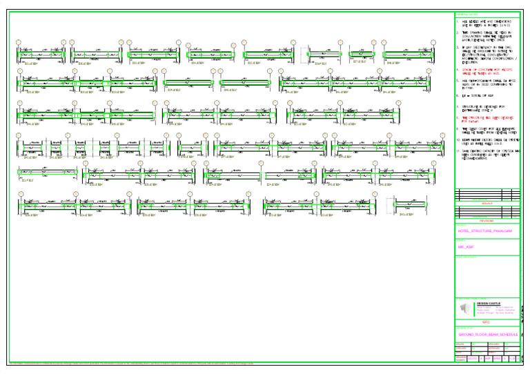 12.Dc 072 HSP Gfbs S G 11b Ground Floor Beam Schedule A1 | PDF 12.Dc 072 HSP Gfbs S G 11b Ground Floor Beam Schedule A1 | PDF