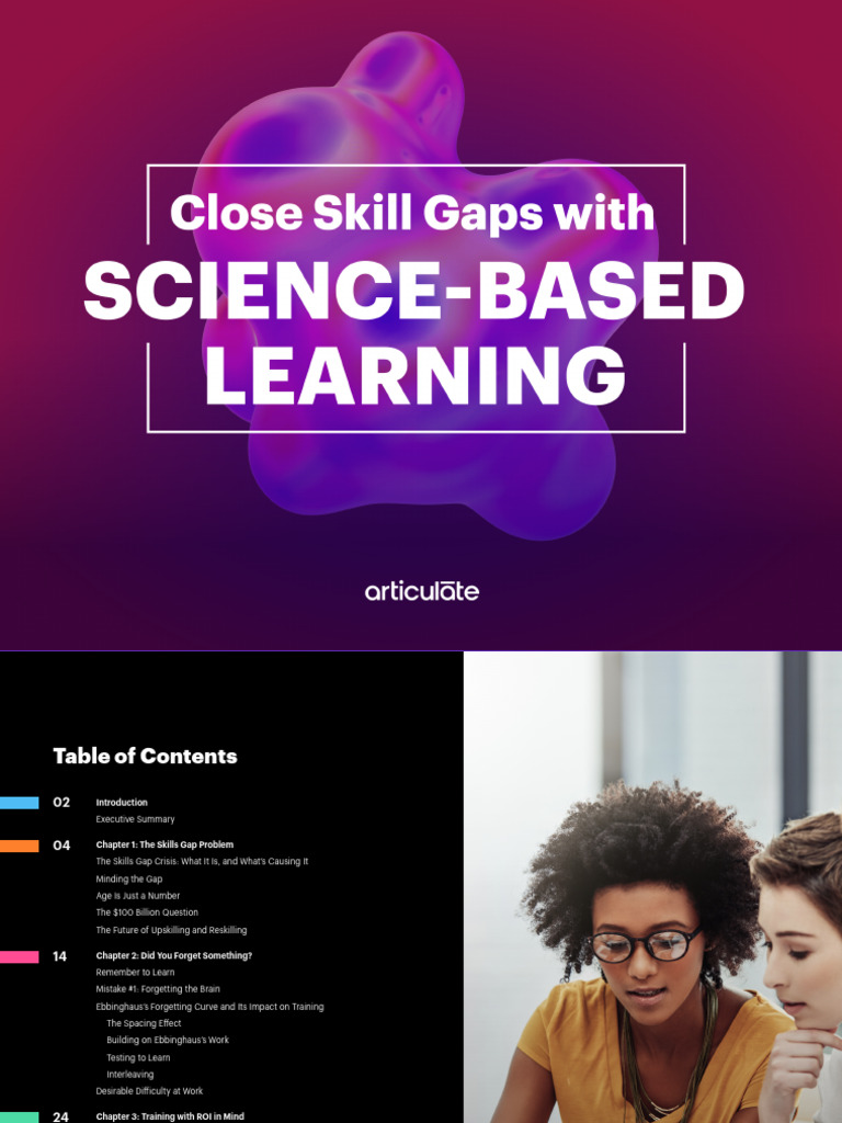 Articulate E Book Close Skill Gaps With Science Based Learning | PDF | Learning | Cognitive Science