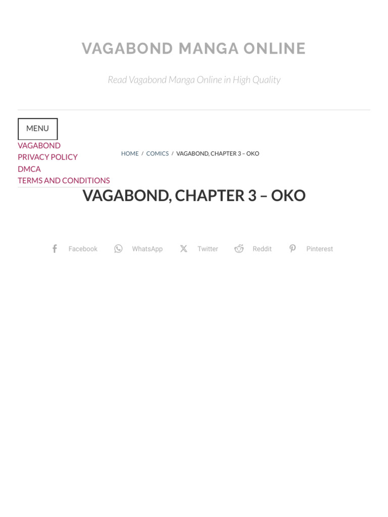 Vagabond, Chapter 3 - Oko - Vagabond Manga Online | PDF