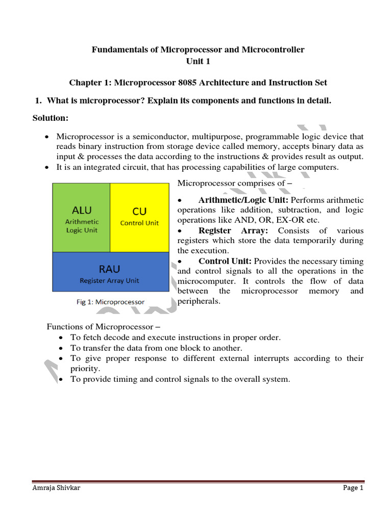 FMPM Module 1 | PDF | Random Access Memory | Assembly Language