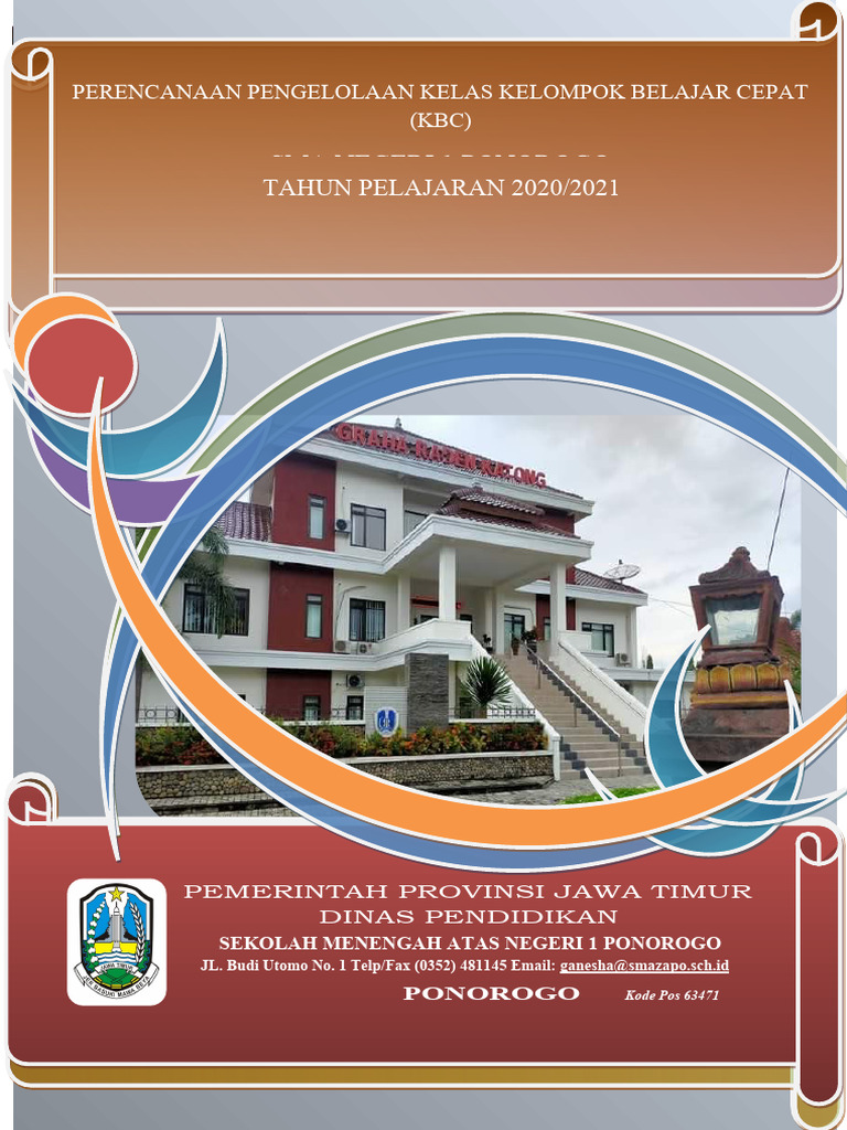 Contoh HALAMAN DEPAN PERENCANAAN SKS | PDF