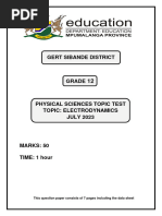 Grade 12 Physics MSI Vertical Projectile Motion Questions | PDF