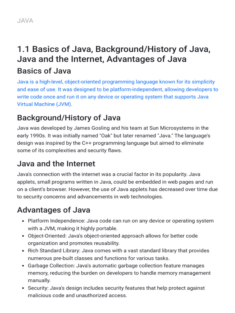 Java 1 Unit Pdf Inheritance Object Oriented Programming Method Computer Programming