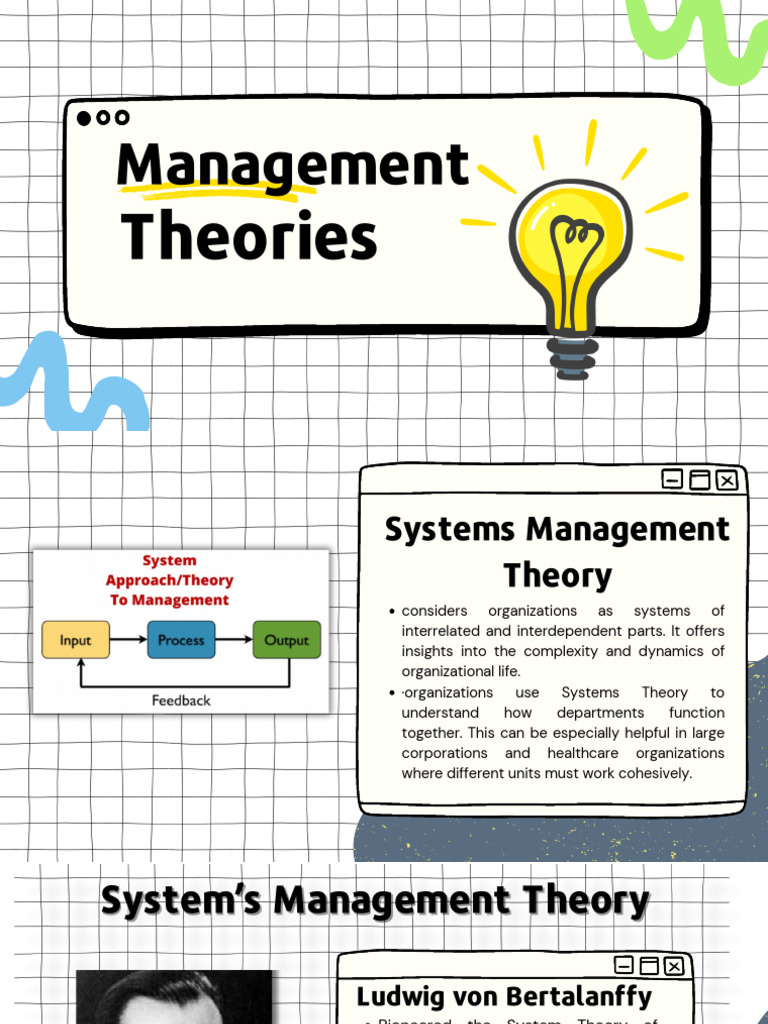 Group 6 Systems Management Theory | PDF | System | Systems Theory