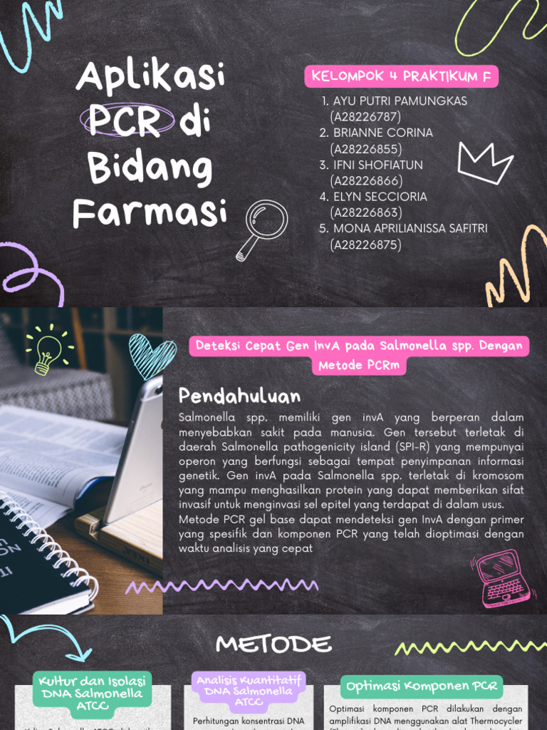 Deteksi Gen InvA Salmonella dengan PCR | PDF | Sains & Matematika