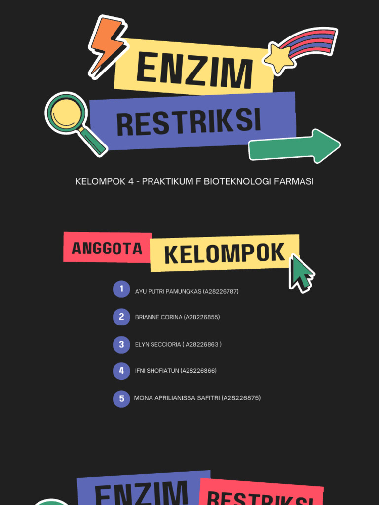 Kelompok 4 - Enzim Restriksi | PDF
