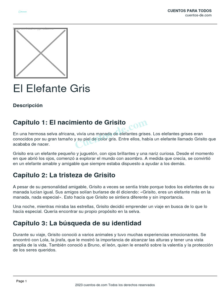 El Elefante Gris | PDF