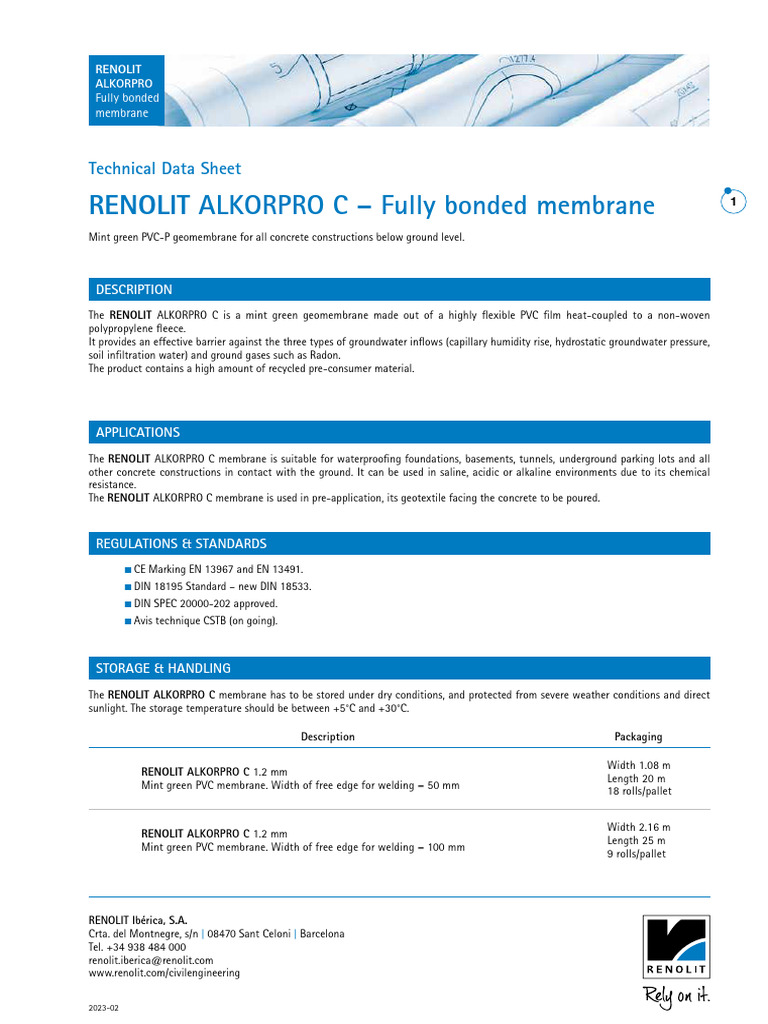 FT RENOLIT ALKORPRO CPDF | PDF | Welding | Construction