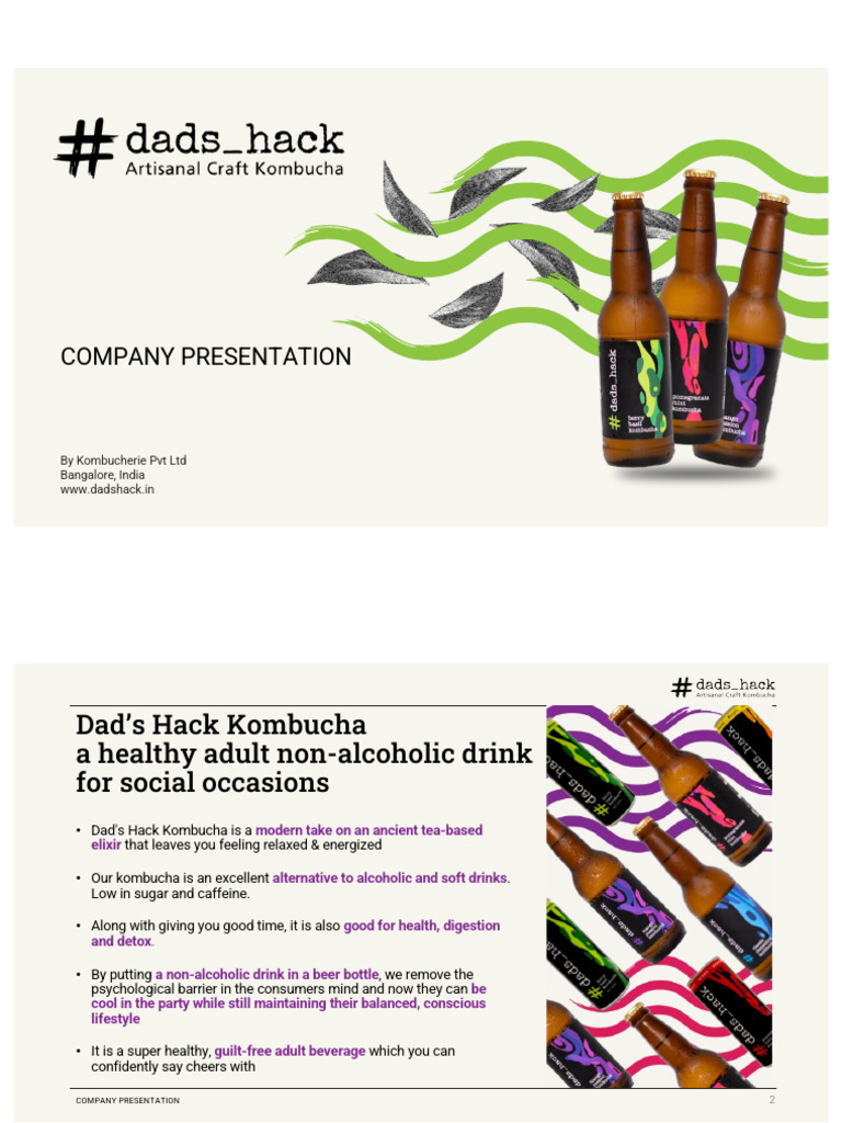 Dad's Hack Pitch - Oct 2023 | PDF | Retail | Brand