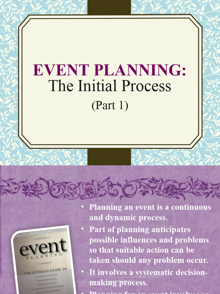 EVENT PLANNING Process Part 1 | PDF | Risk | Audit
