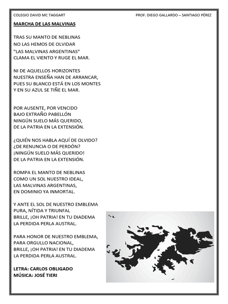 Marcha De Las Malvinas Pdf