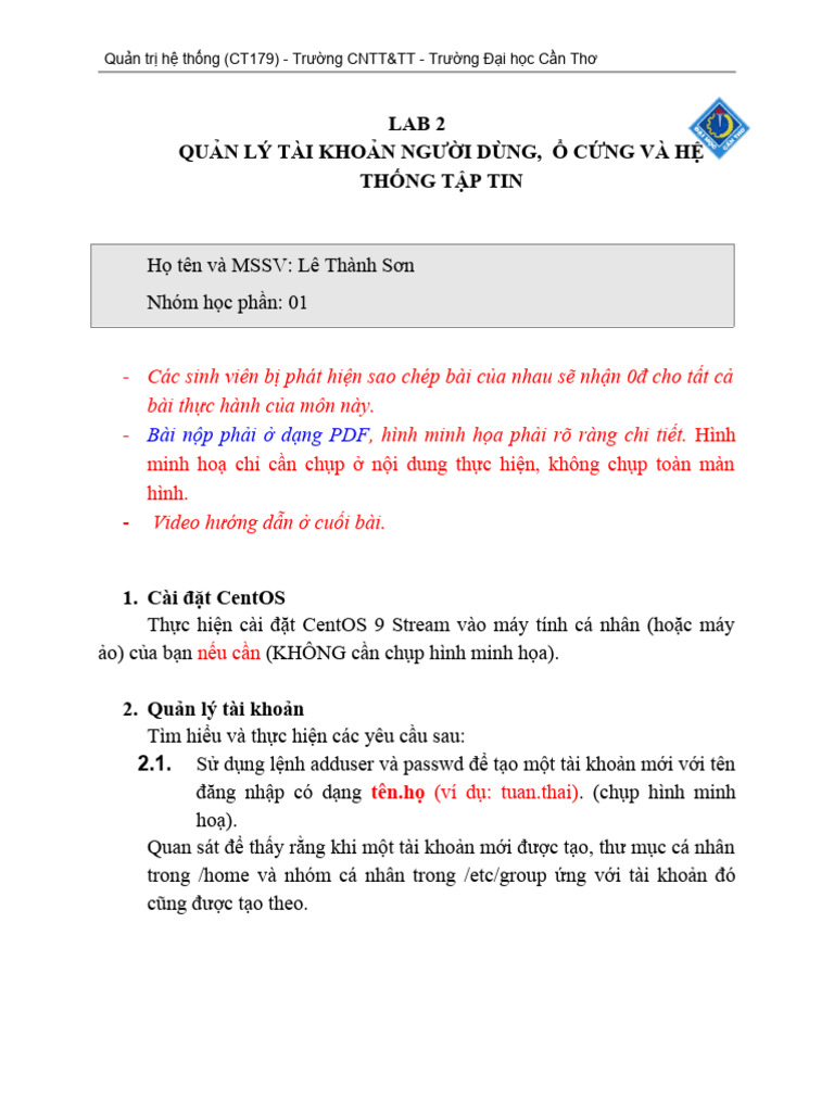 QTHT Lab2 | PDF