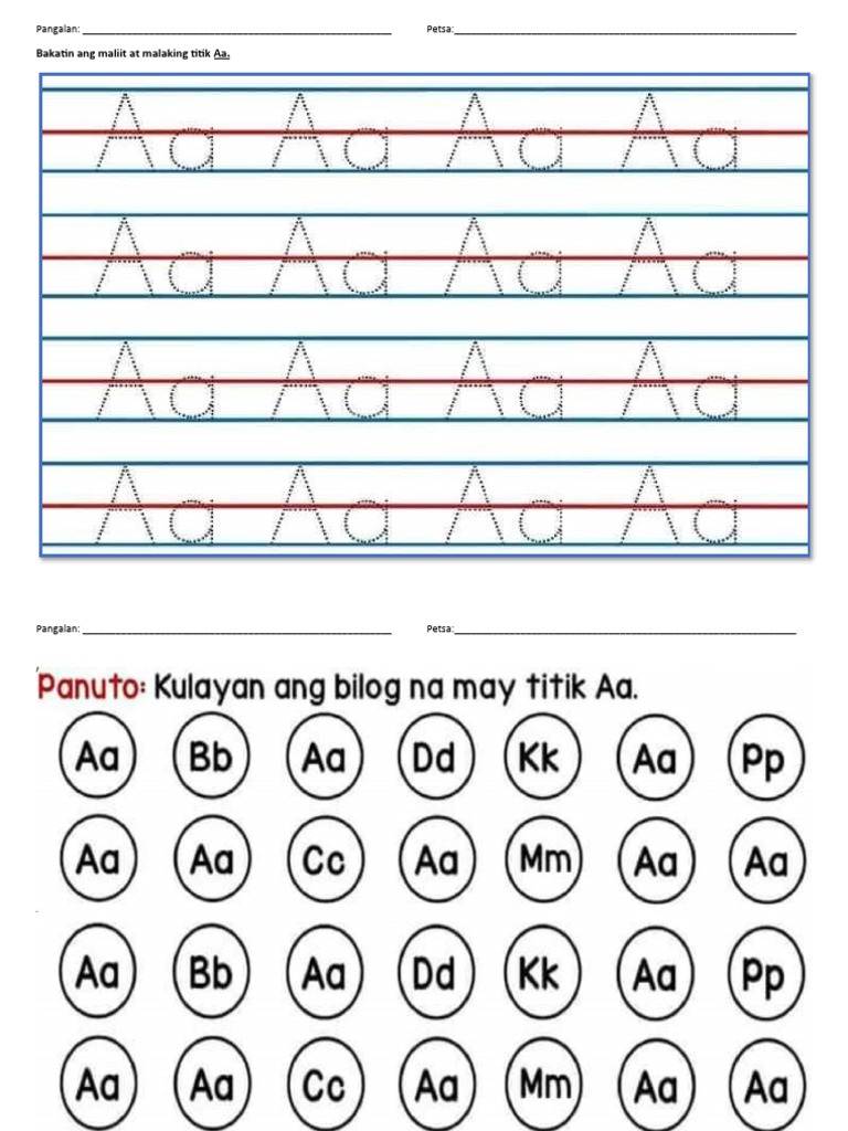 BLP Activity Sheets | PDF