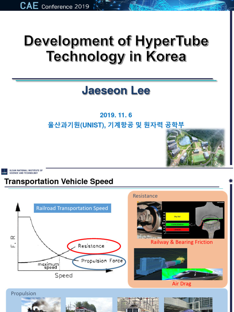B6 이재선 CAE2019 UNIST HyperLoop 이재선final | PDF | Hyperloop | Electric Motor