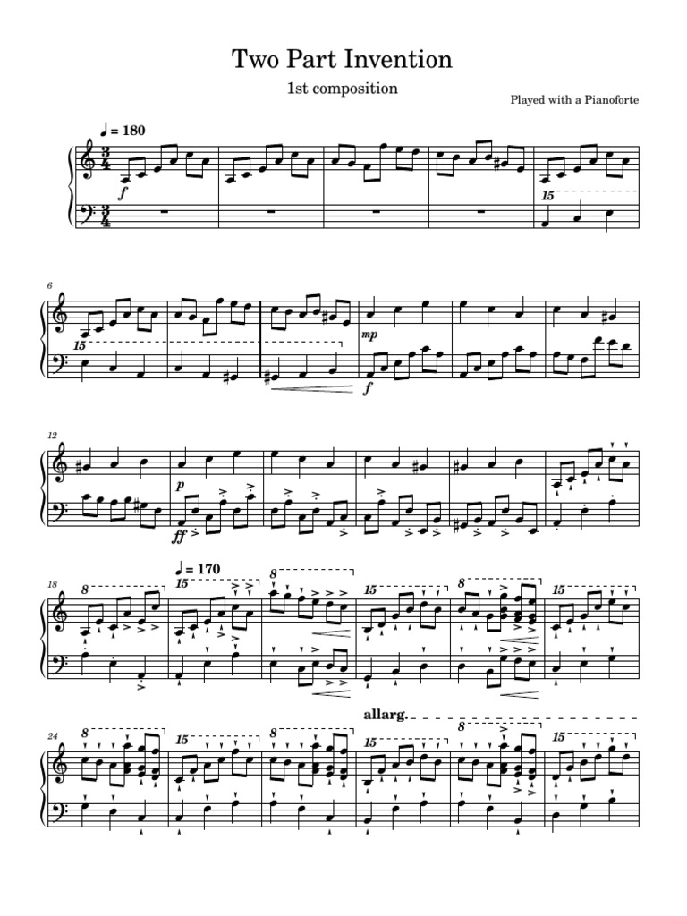 Two Part Invention | PDF