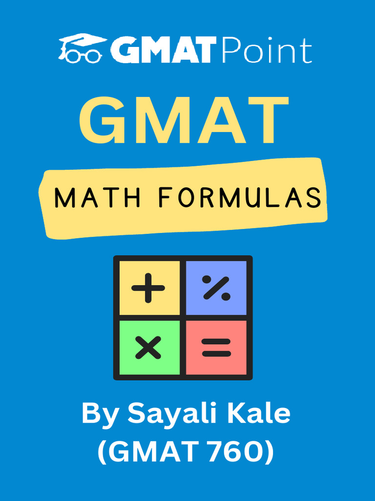 GMAT Math Formulas PDF | PDF | Equations | Interest