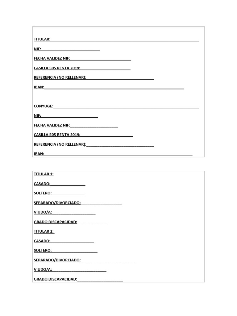 Declaración Fiscal y Documentación Requerida | PDF | Bienes raíces | Ley de bienes inmuebles