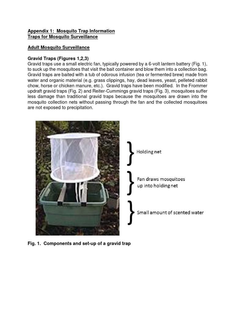 Mosquito Surveillance Plan - Appendix1 | PDF | Mosquito | Public Health