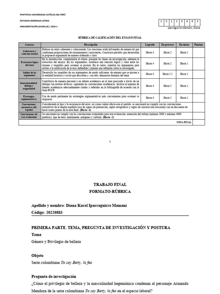 Trabajo Sobre El Male Entitlement | PDF | Masculinidad | Belleza