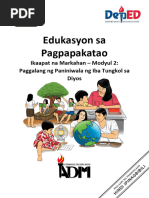 DLL - ESP 3 - Q4 - W2 - Nakapagpapakita NG Pananalig Sa Diyos Edumaymaylauramos | PDF