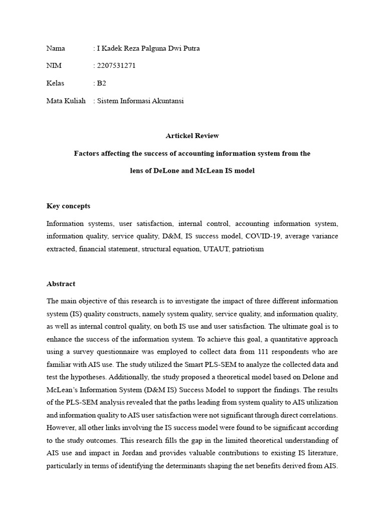 Riview Jurnal - I Kadek Reza Palguna Dwi Putra | PDF | Customer ... Riview Jurnal - I Kadek Reza Palguna Dwi Putra | PDF | Customer ...