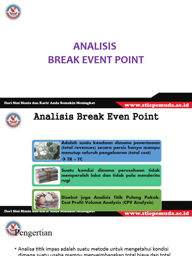 Bab 12 Analisis Break Even Point Pdf