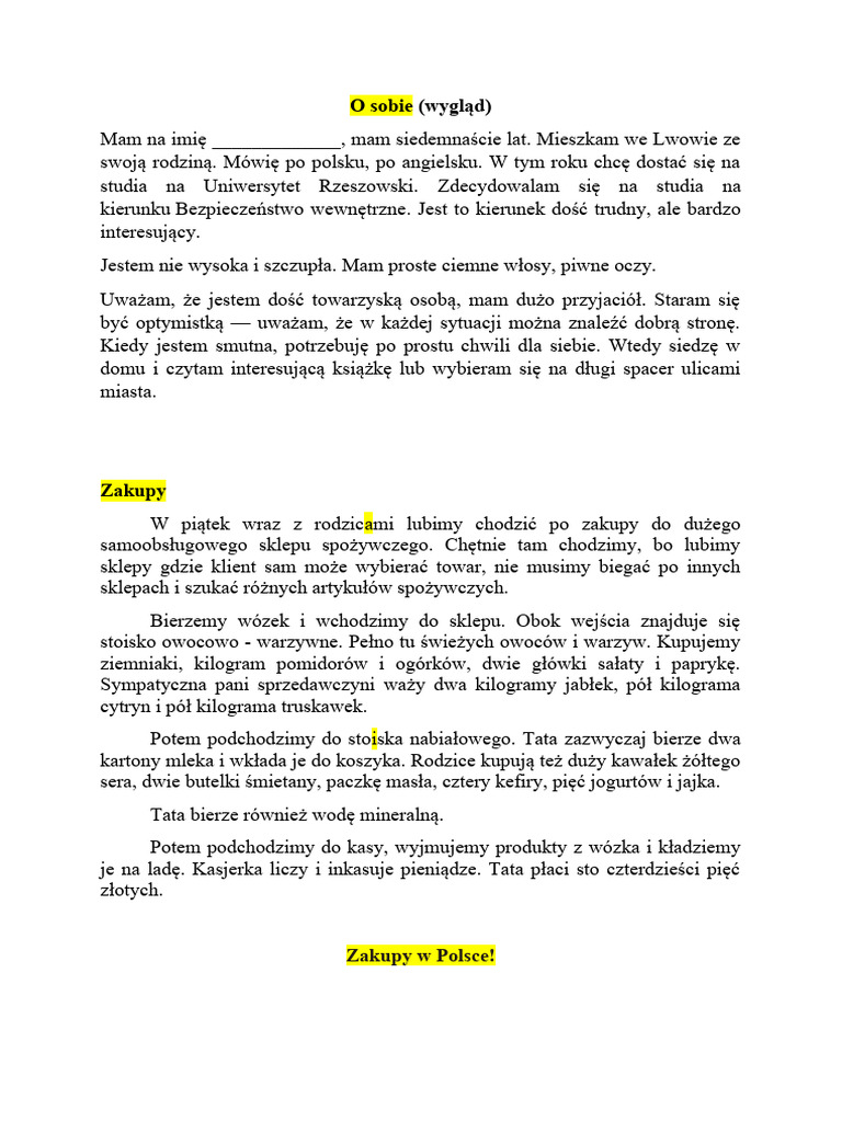 Teksty Rozmowa | PDF