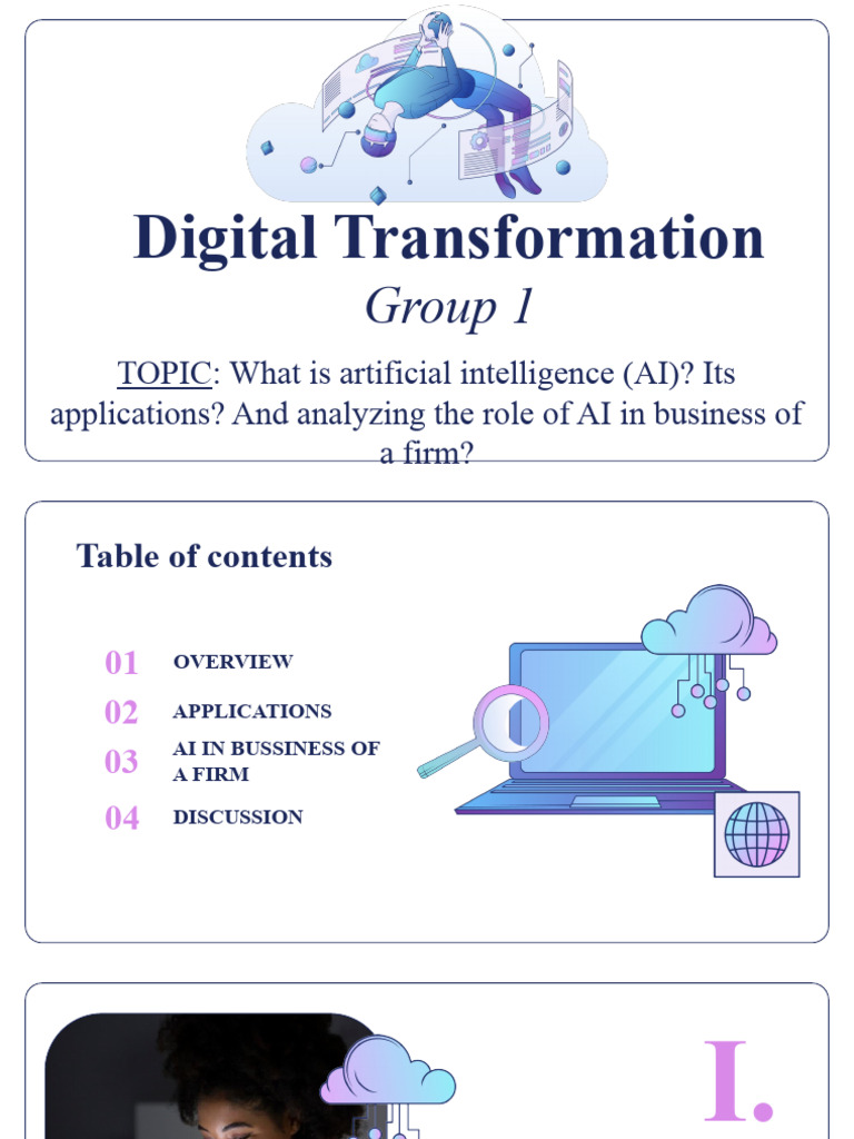 Digital Transformation g1 | PDF | Artificial Intelligence | Intelligence (AI) & Semantics