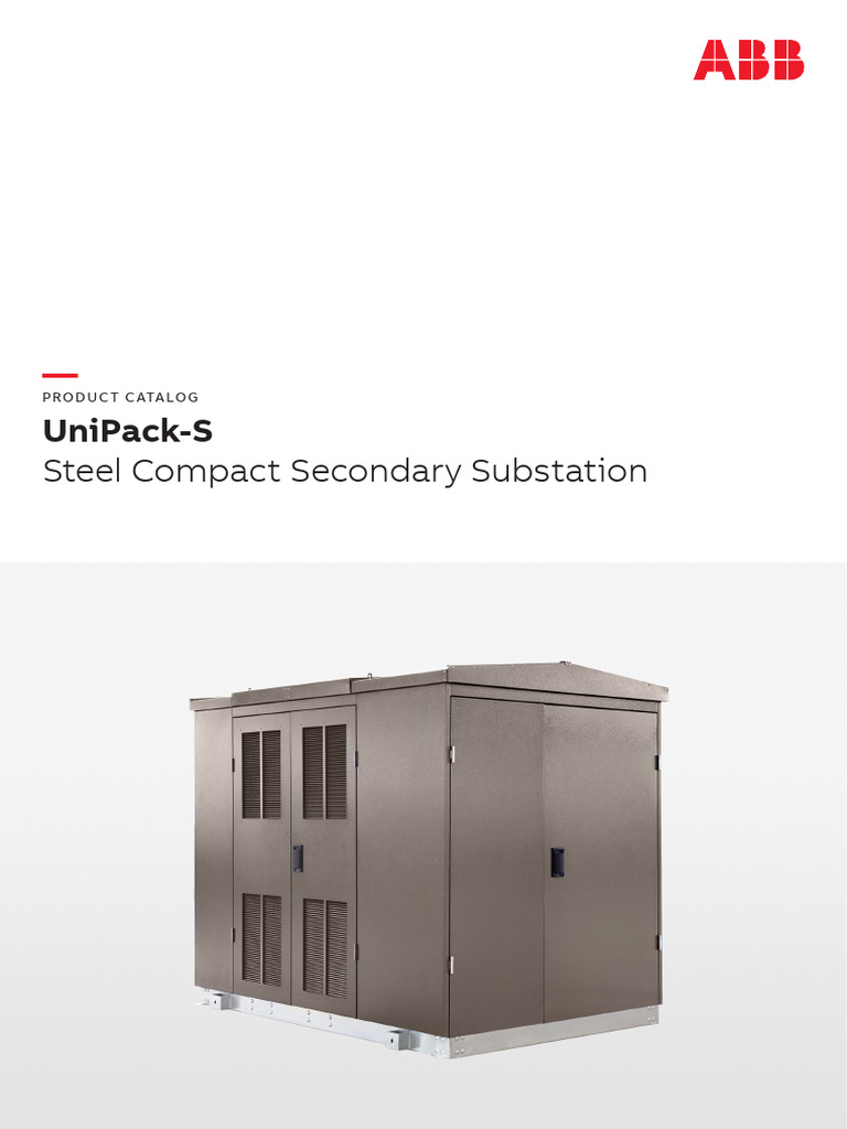 ABB UniPack-S Compact Substation Guide | PDF | Electrical Substation ...